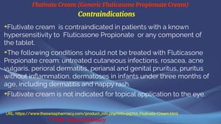 Flutivate Cream (Generic Fluticasone Propionate Cream) | PPT