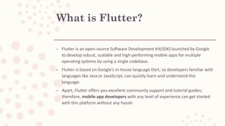 Google's Flutter for large Scale Applications | PDF | Programming ...