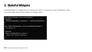 Flutter alegria event gdsc pillai college of engineering | PPT