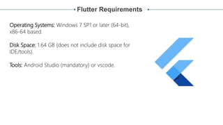 What and Why Flutter? What is a Widget in Flutter? | PPT