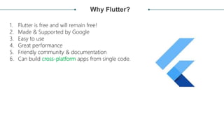 What and Why Flutter? What is a Widget in Flutter? | PPT