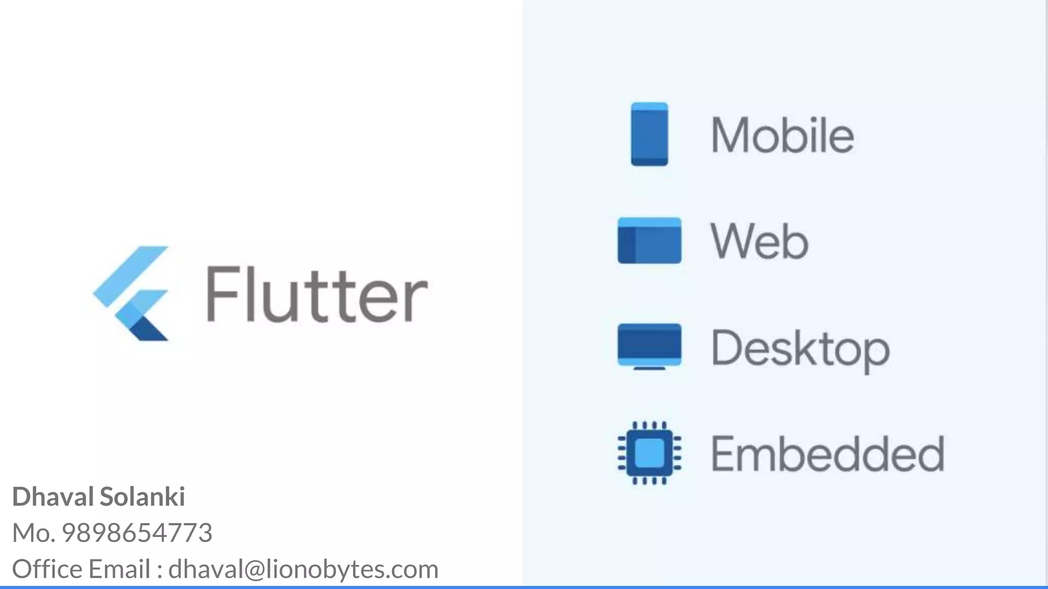 Flutter dhaval solanki | PPT Flutter dhaval solanki | PPT