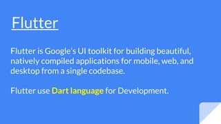 Flutter dhaval solanki | PPT