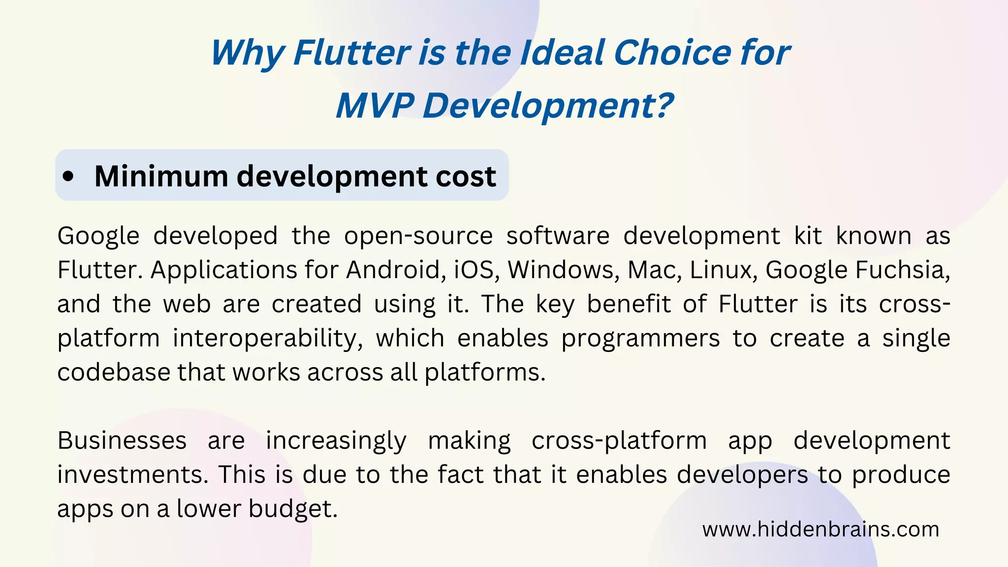 Flutter for MVP Development | PPT