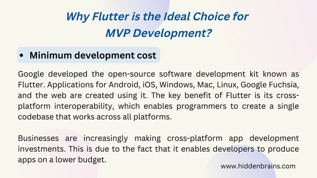 Flutter for MVP Development | PPT
