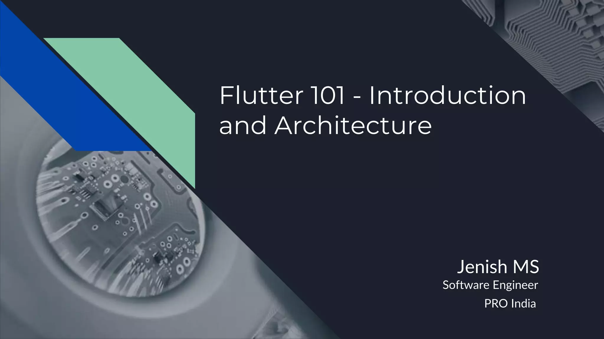Flutter Introduction And Architecture Pptx Programming Languages