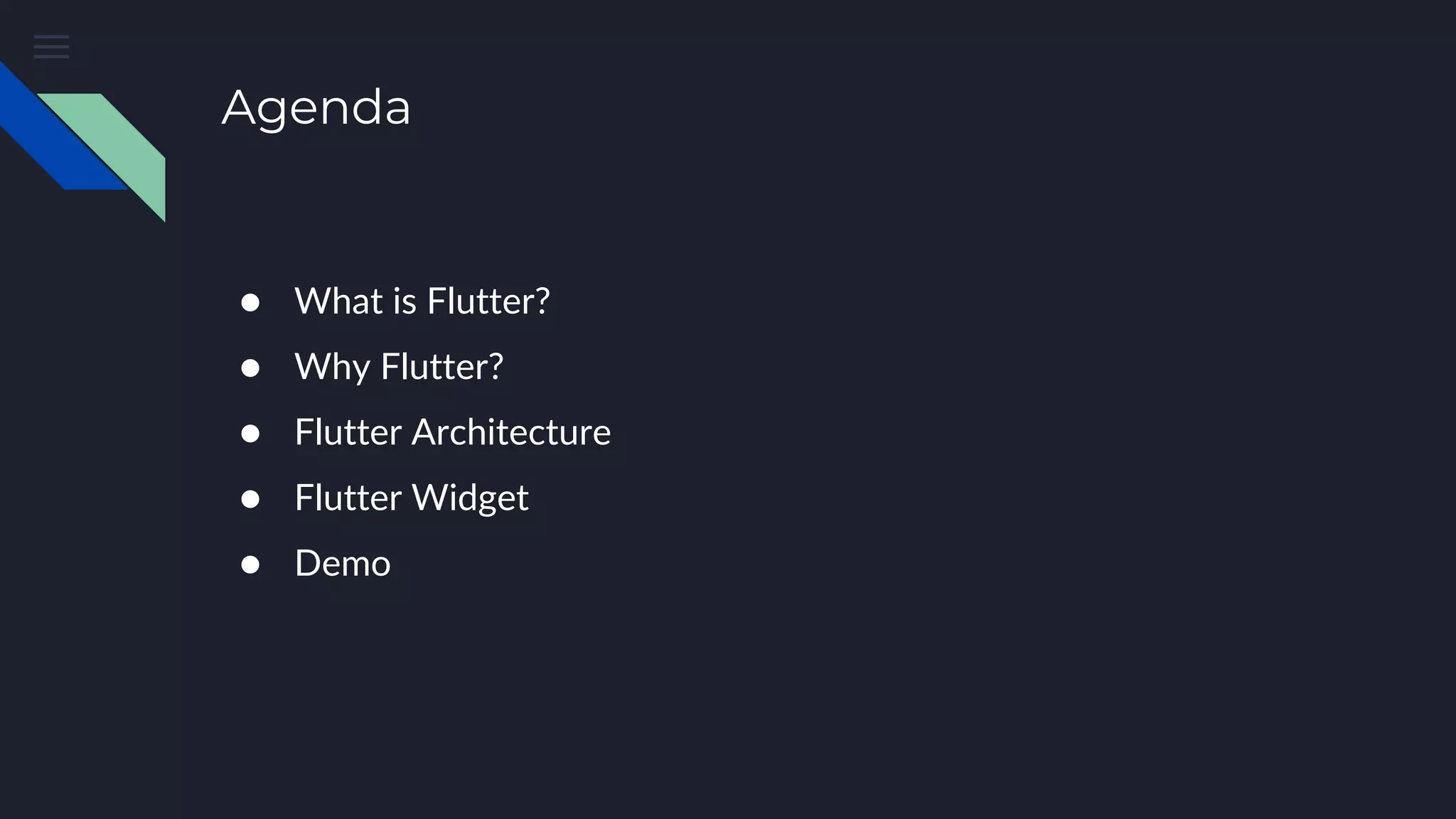 Flutter Introduction And Architecture Pptx Programming Languages