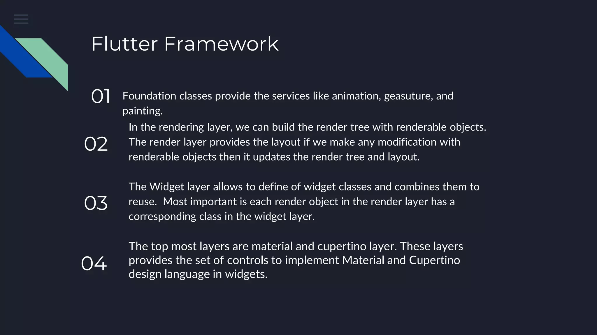Flutter Introduction And Architecture Pptx Programming Languages