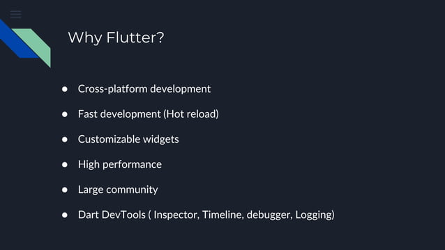Flutter Introduction And Architecture Pptx Programming Languages