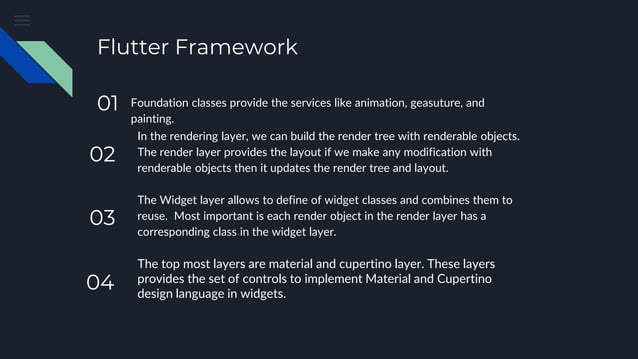 Flutter Introduction And Architecture Pptx Programming Languages 7140