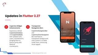 Discover whats new in Flutter 3.27 | iProgrammer Solutions | PPT