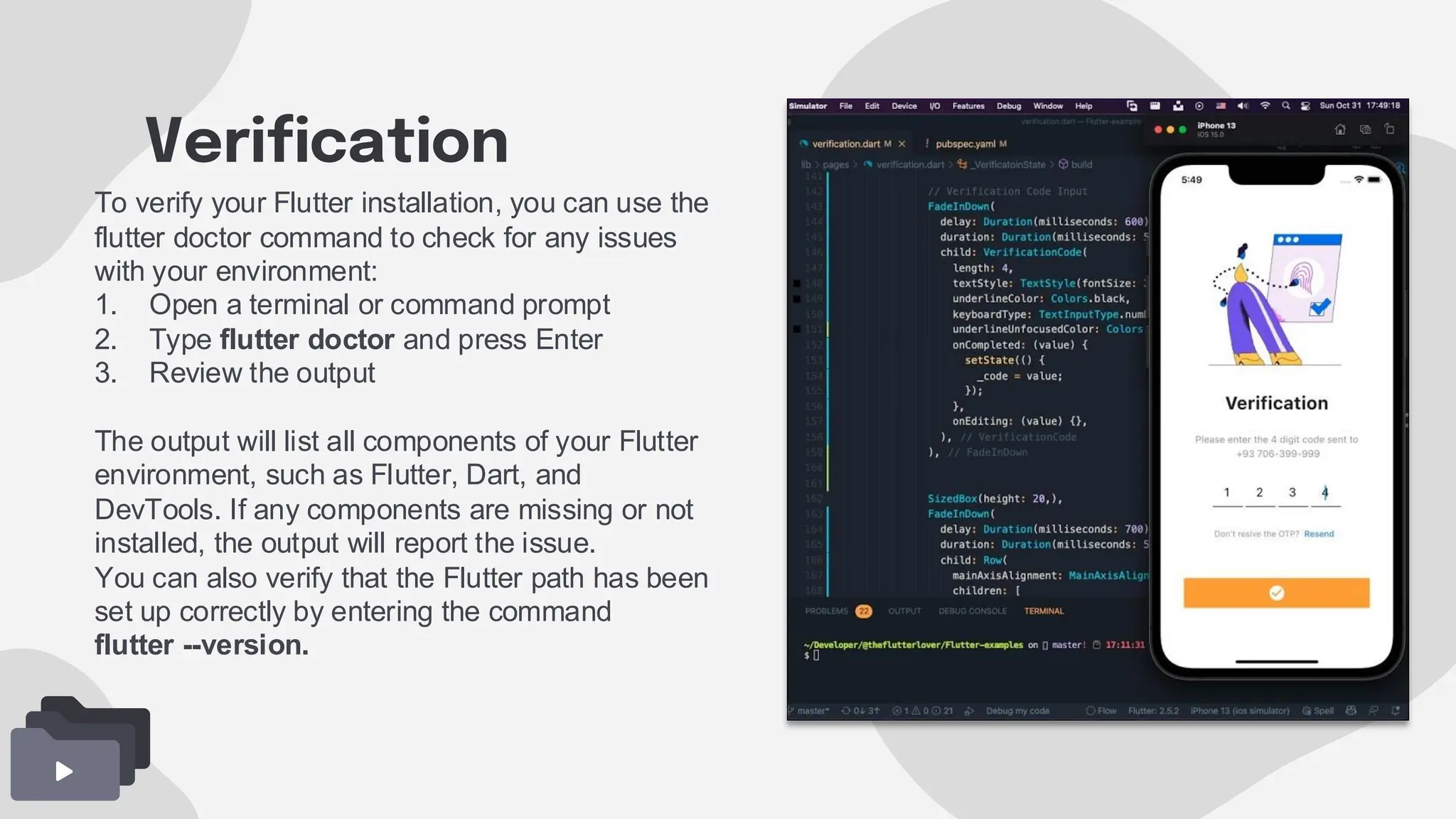 Step by step guide to install Flutter and Dart | PDF