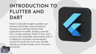 Step by step guide to install Flutter and Dart | PDF