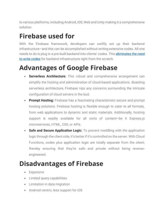 Flutter and Firebase – A Helpful Blend for Your Business App | PDF | Operating Systems ...