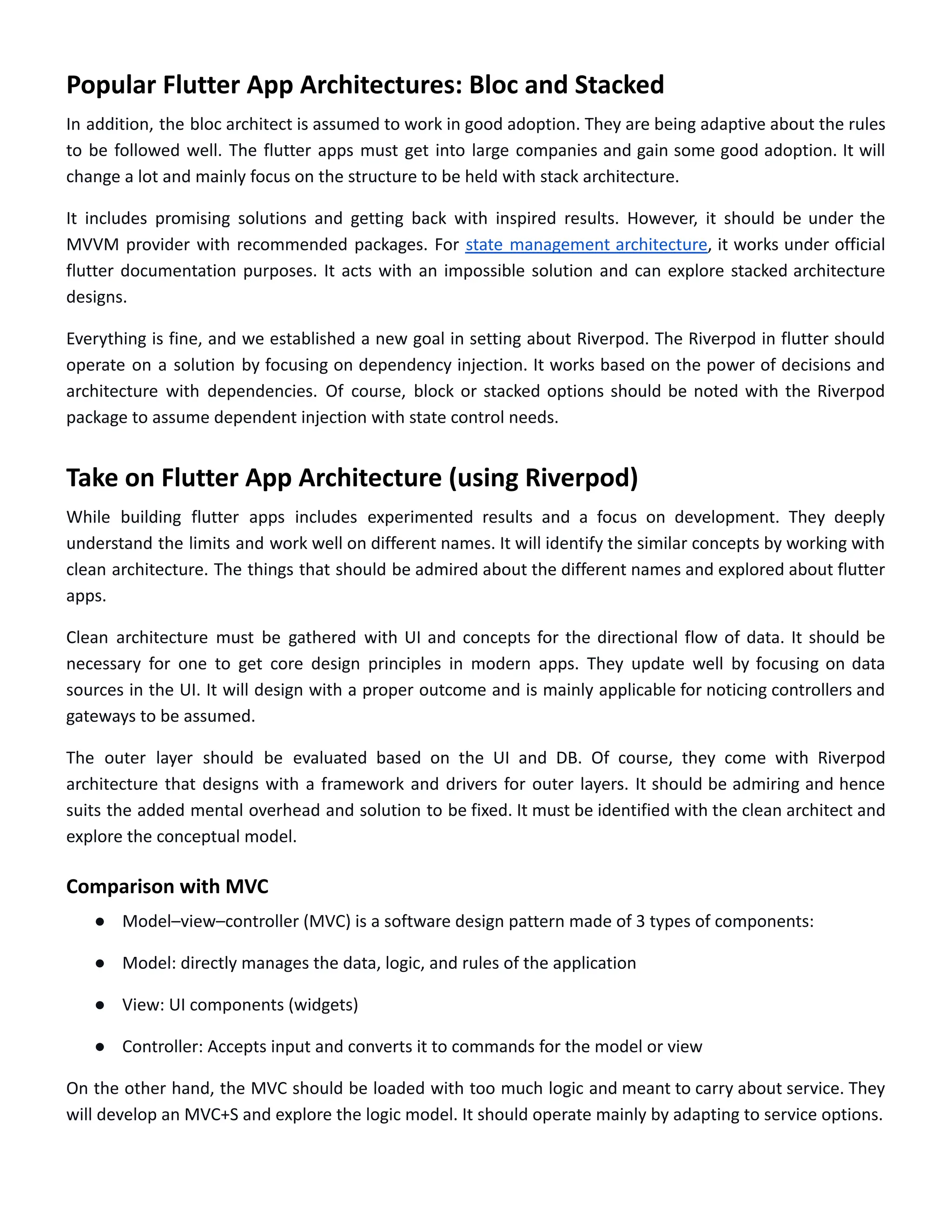 Flutter App Architecture With Riverpod An Introduction Pdf
