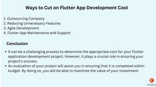 A Complete Guide to Flutter App Development Cost in 2023 | PPTX