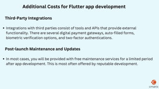 A Complete Guide to Flutter App Development Cost in 2023 | PPTX
