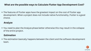 A Complete Guide to Flutter App Development Cost in 2023 | PPTX