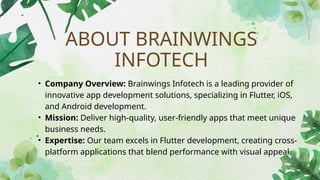 Comprehensive Guide to Flutter App Development by Brainwings Infotech ...