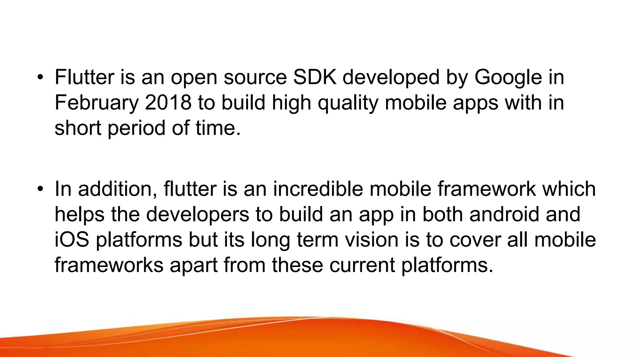 Flutter app development company | PPT