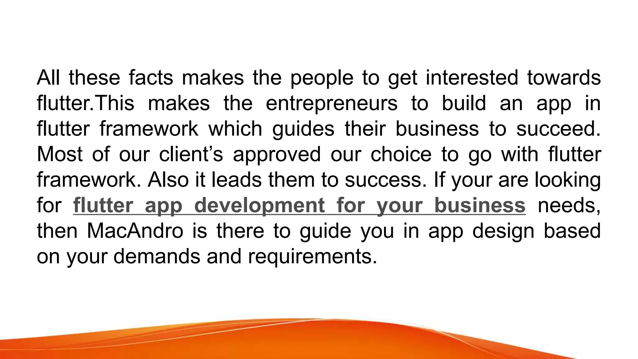 Flutter app development company | PPT