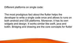 Flutter app development company | PPT