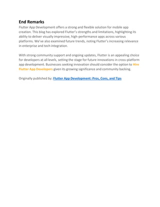 Flutter App Development Pros, Cons, and Tips.pdf | Computer Software ...