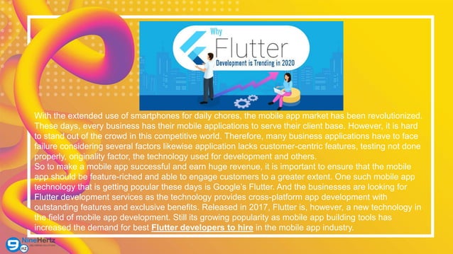 Flutter App Development Services | PPT