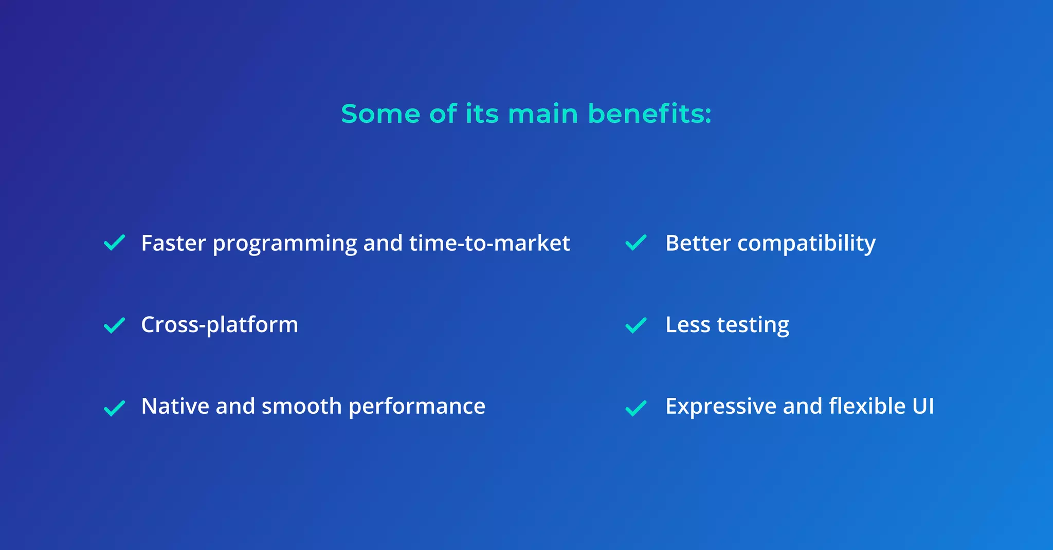 Benefits of using Flutter | PDF