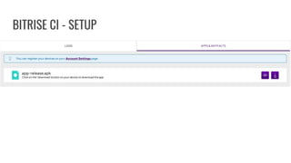 Flutter CI & Device Farms for Flutter | PPT
