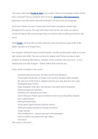 Flutter & Dart | PDF