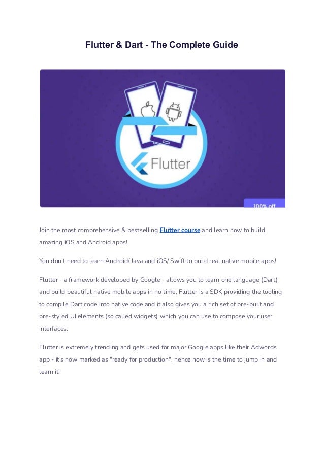 Flutter & Dart | PDF