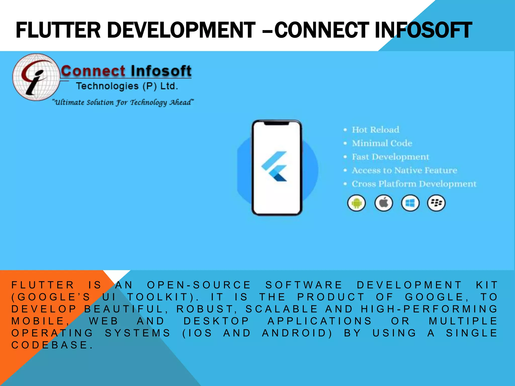 Flutter Development –Connect Infosoft | PPT