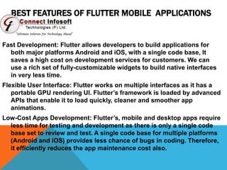 Flutter Development –Connect Infosoft | PPT