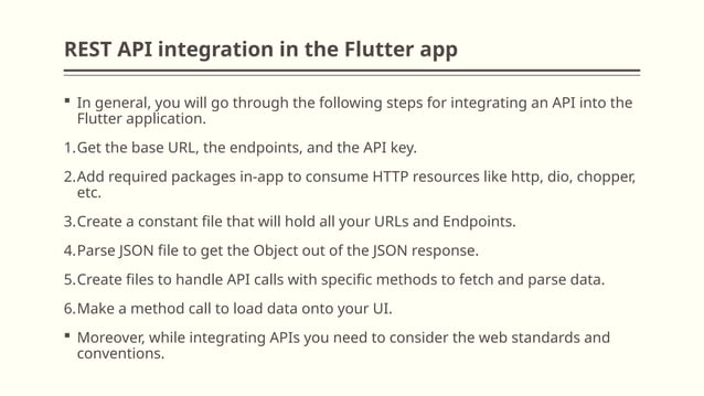 Flutter development Lecture 17 full powerpoint | PPTX
