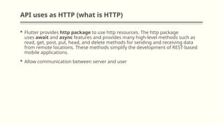 Flutter development Lecture 17 full powerpoint | PPTX