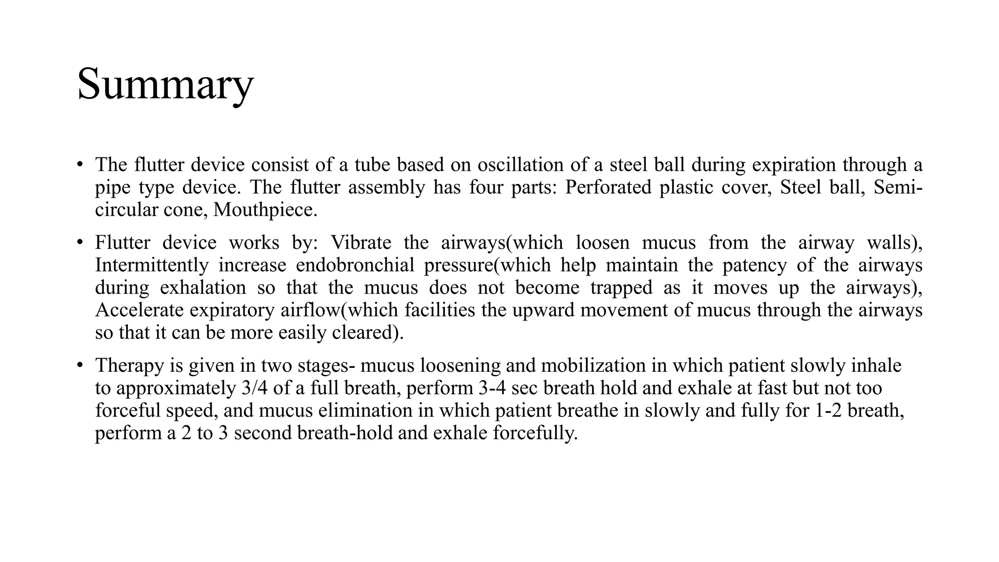 Flutter device,- | PPTX