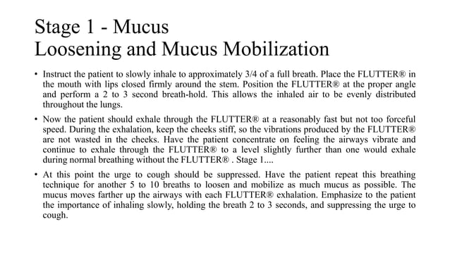 Flutter device,- | PPTX | Lung and Respiratory Health | Diseases and ...