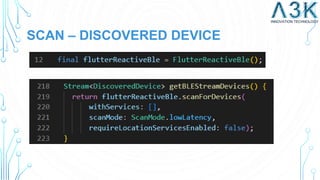Flutter e BLE: Integrazione con dispositivi IoT | PPT