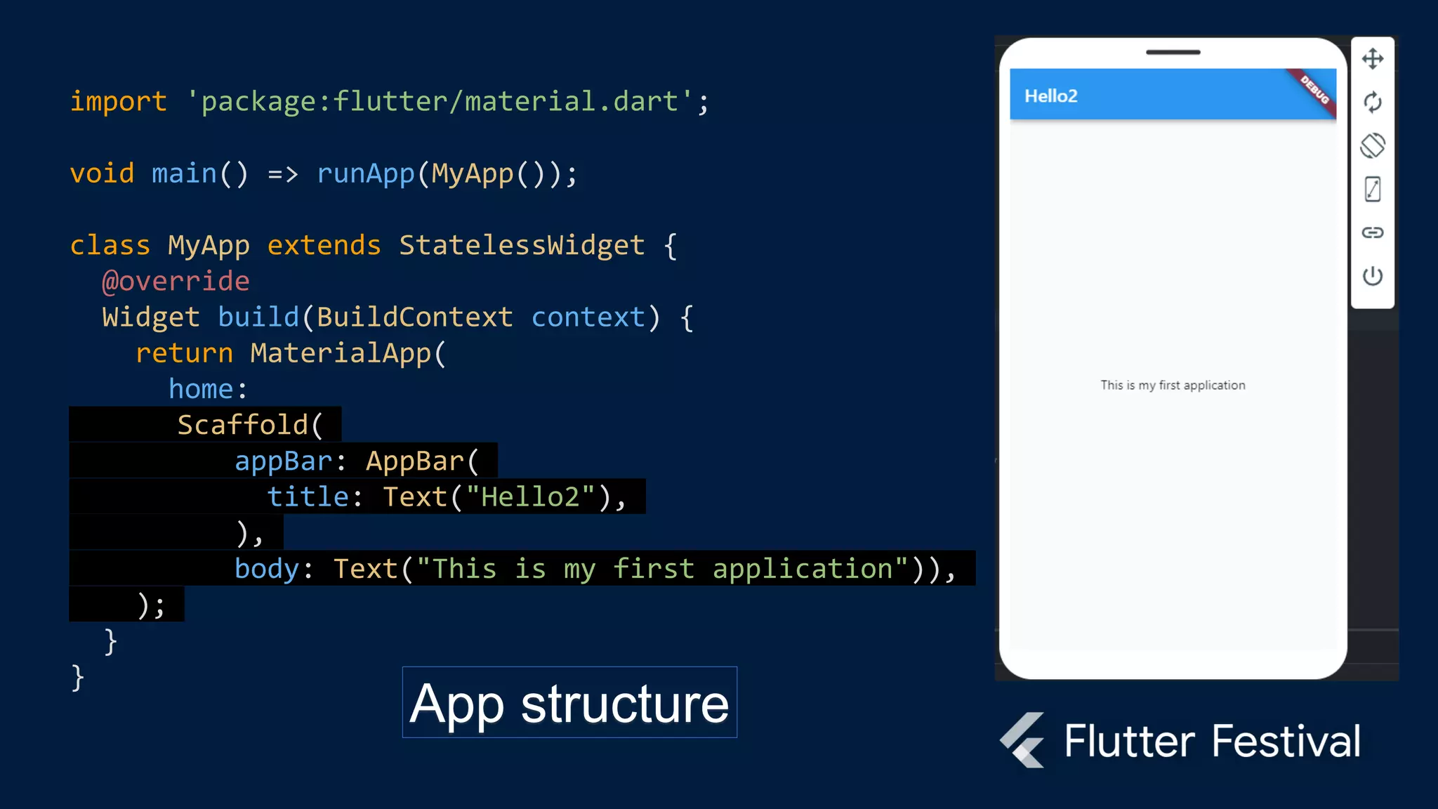 Flutter festival - building ui's with flutter | PPTX