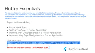 Flutter festival gdsc juet guna | PPT