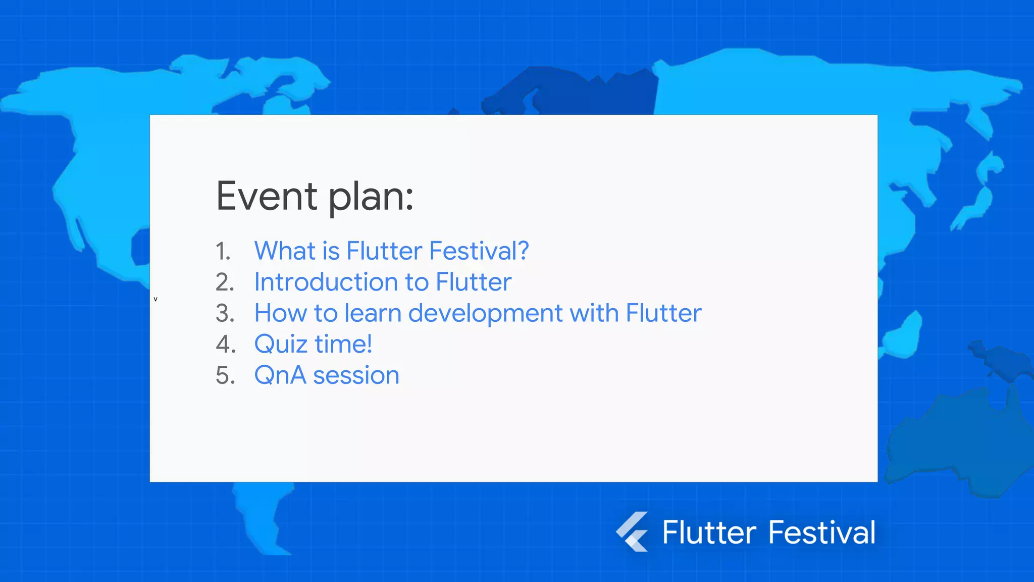 Flutter festival Info session -2022 | PPT