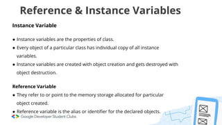 Flutter Festivals GDSC ASEB | Introduction to Dart | PPTX
