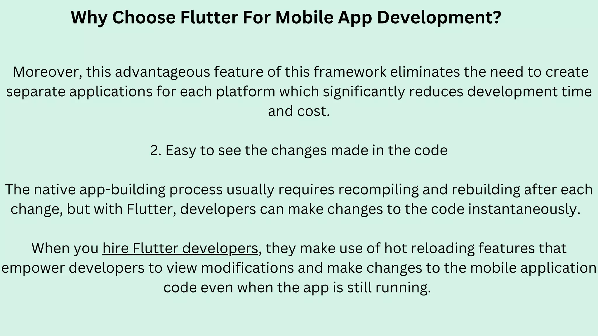 Why choose Flutter for mobile app development? | PPT Why choose Flutter for mobile app development? | PPT