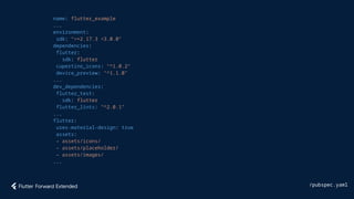 Flutter Forward EXTENDED - Flutter로 앱 개발 입문하기 | PPT