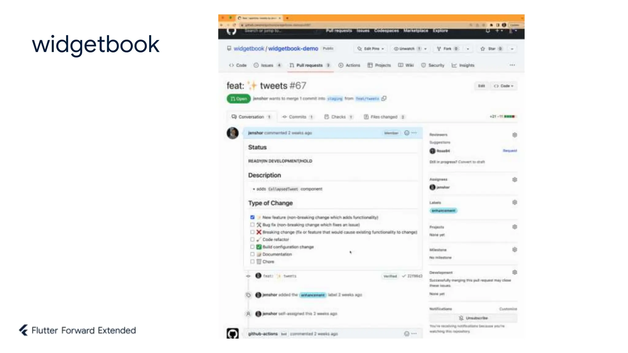 Flutter Forward Extended in Google Developer Taipei | PPT