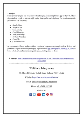 Flutter for Web - A Comprehensive Outline.pdf | Web Design and HTML ...