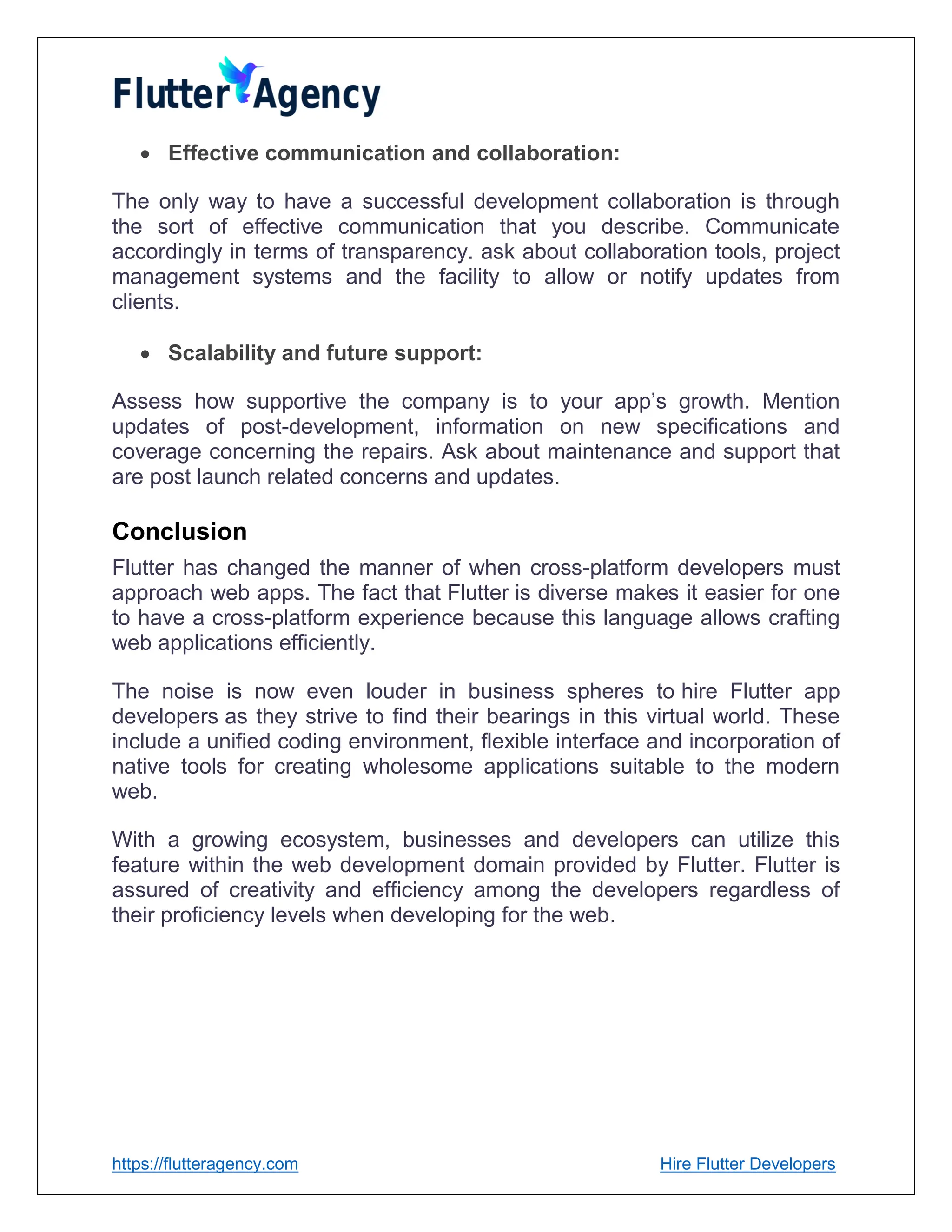 Flutter For Web App Development Exploring The Possibilities Pdf