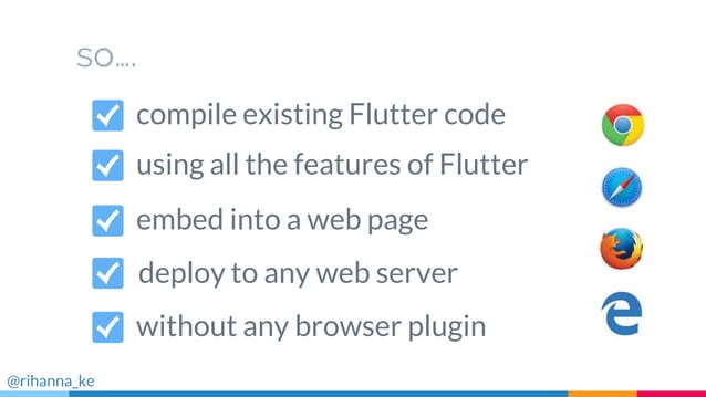 Flutter for web | PPT