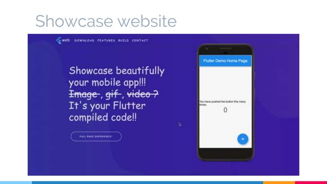 Flutter for web | PPT